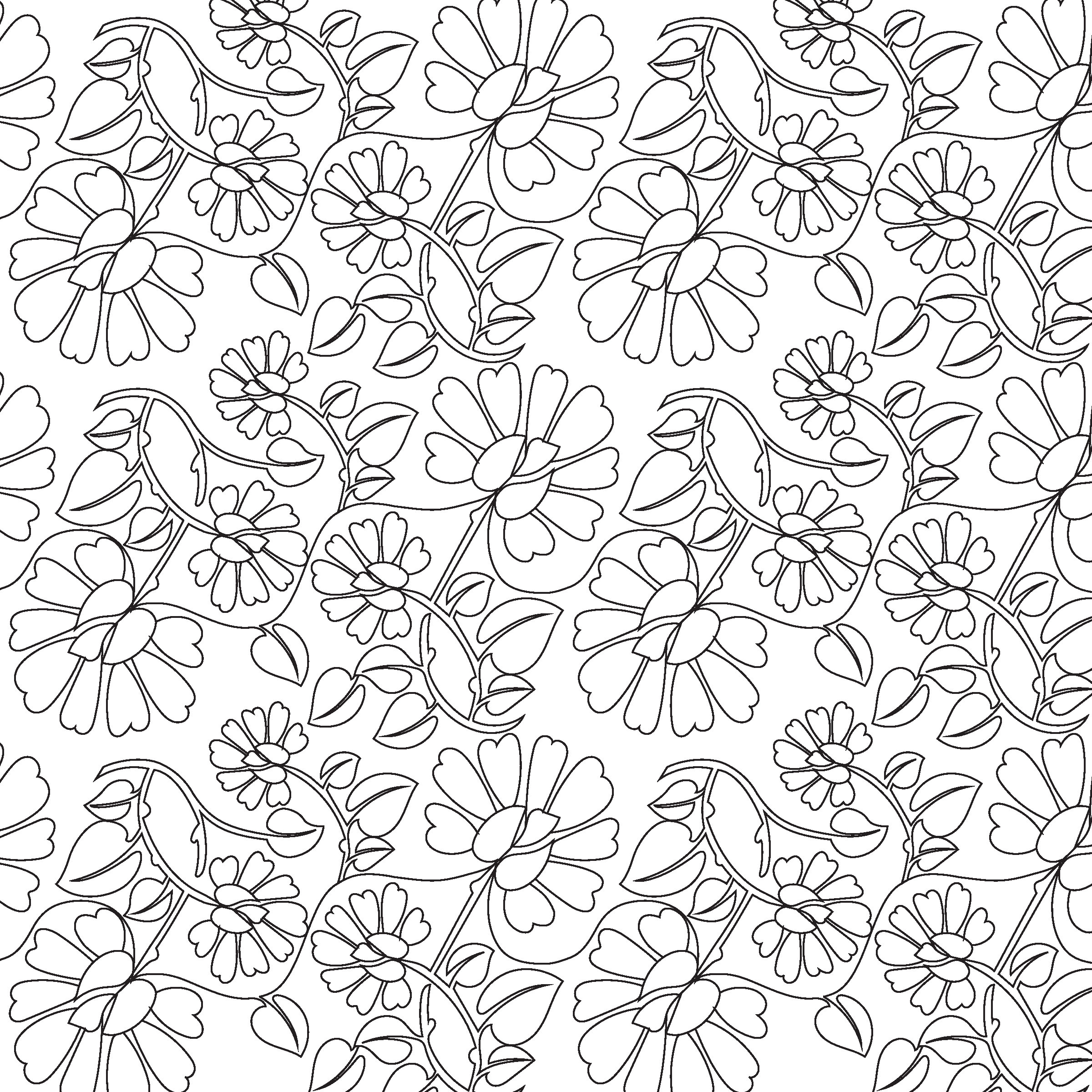 Koel E2E 02 E2E Longarm Digitized Quilt Patterns - Etsy