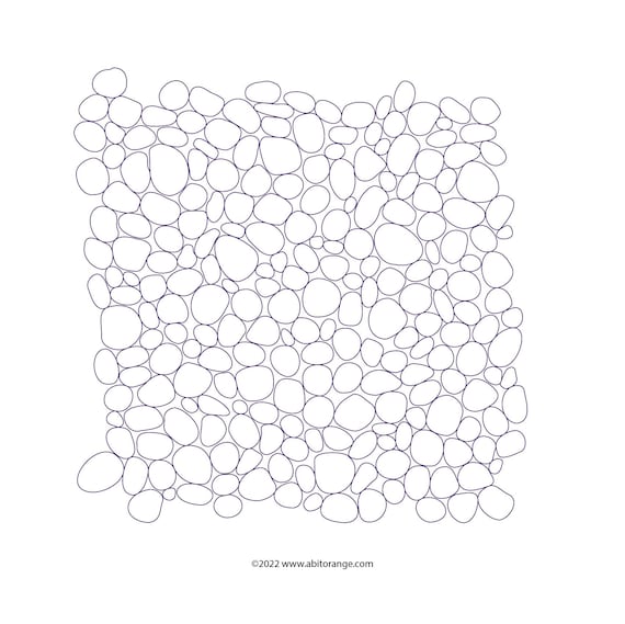 Pebbles E2E & Block Digital Quilting Design/pattern - Etsy