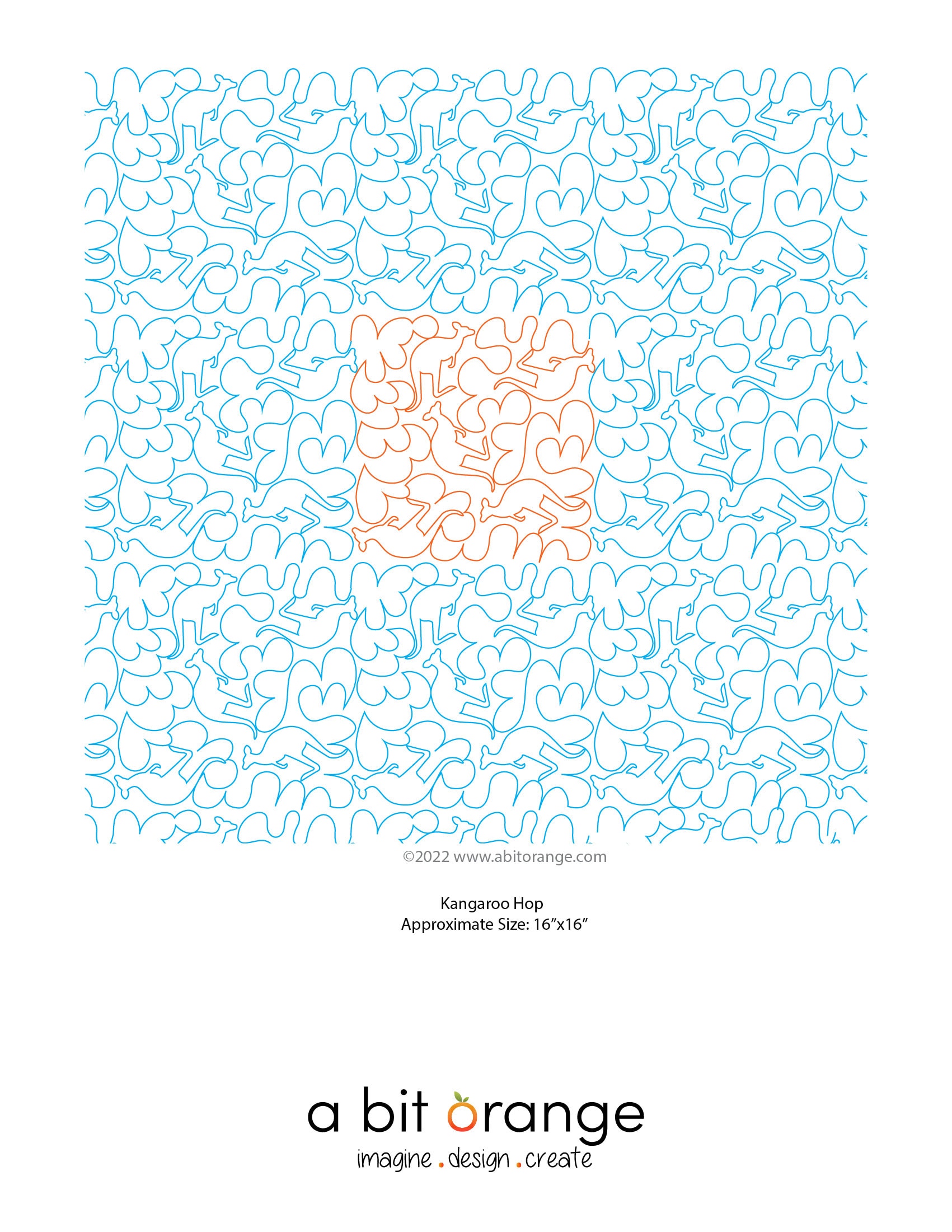 Kangaroo Hop E2E Edge to Edge Longarm Digital Quilt Pattern - Etsy