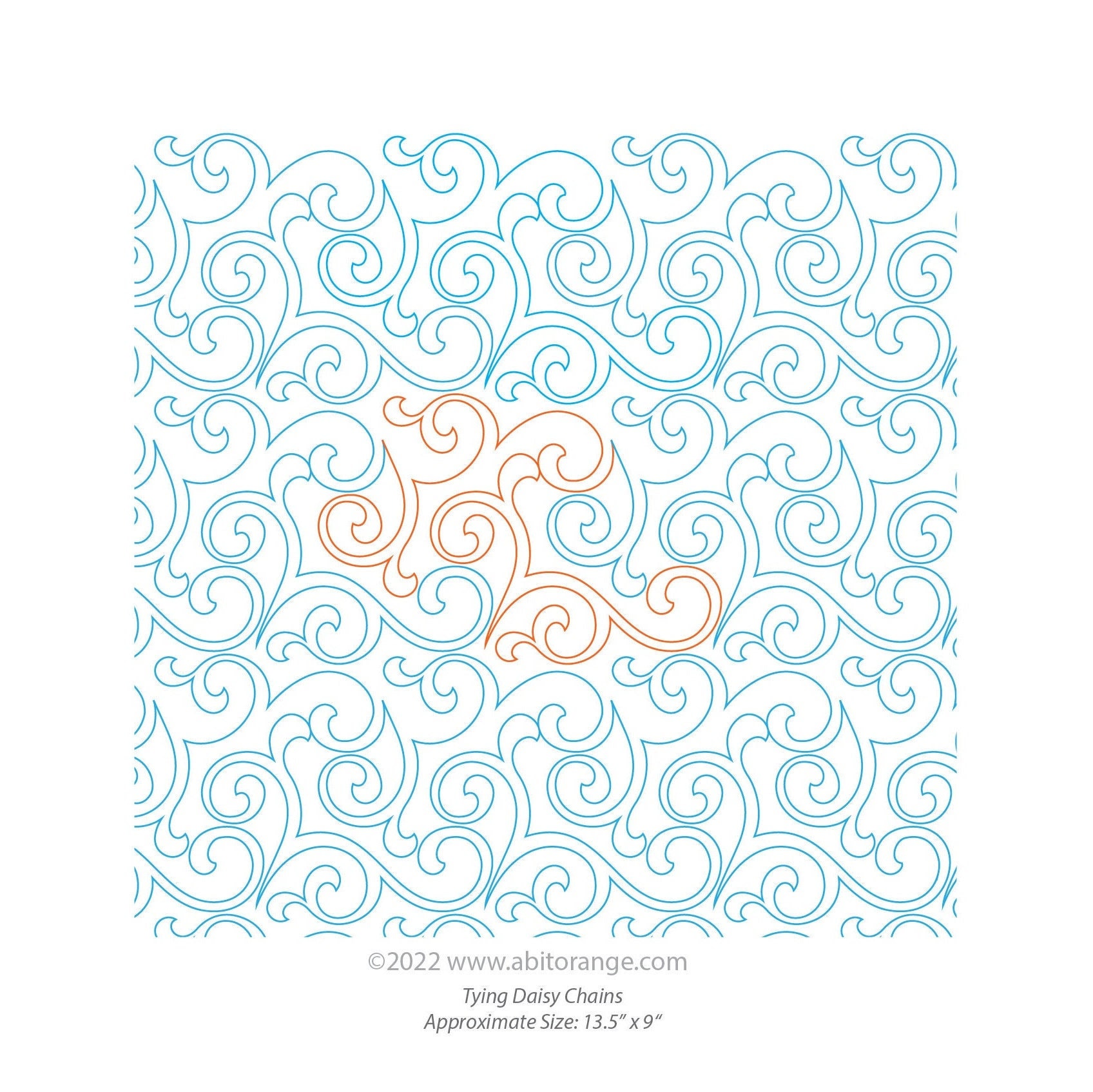 Tying Daisy E2E Swirls Digital Quilting Design, Longarm Quilt Pattern, Fast Bread and Butter E2E ...