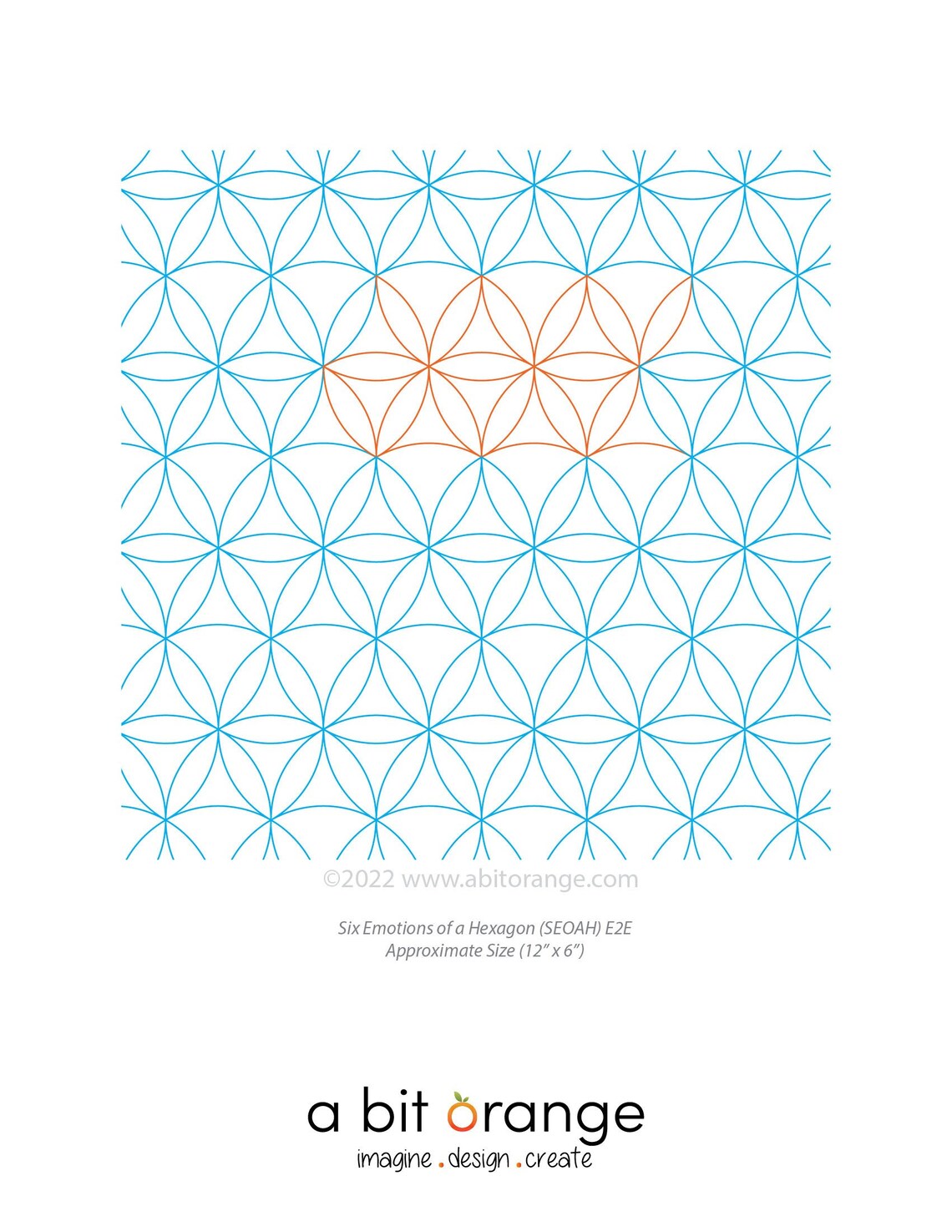 E2E Hexagons Longarm Quilt Pattern - Edge to Edge E2E Digital Quilting ...