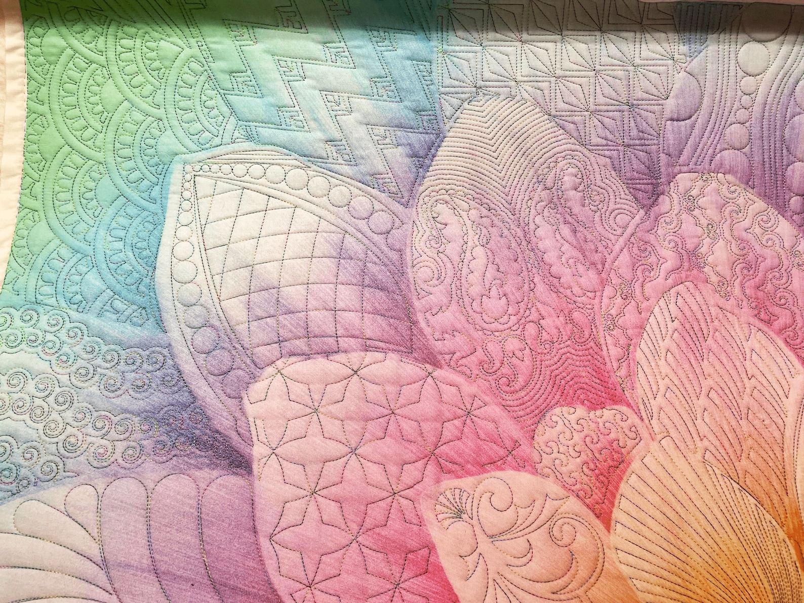 Dream Big Original Panel Digital Quilting Pattern - Hoffman's Dream Big ...