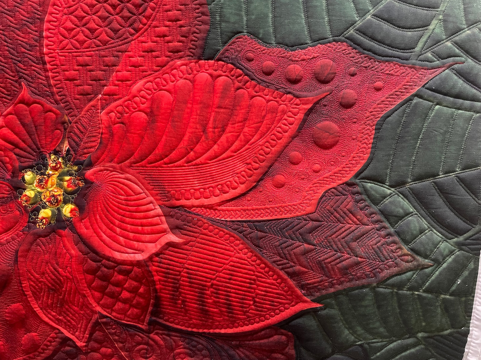 Multifarious Dream Big Poinsettia Digital Patterns/design (longarm ...