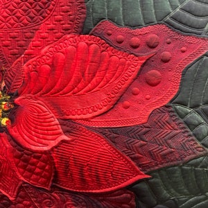 Multifarious Dream Big Poinsettia Digital Patterns/design (longarm ...