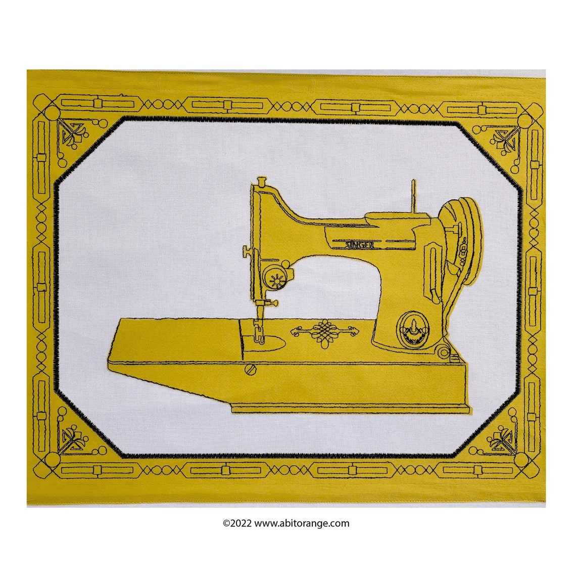 Jane Singer Featherweight - Vintage Sewing Machine Digitized Design for ...