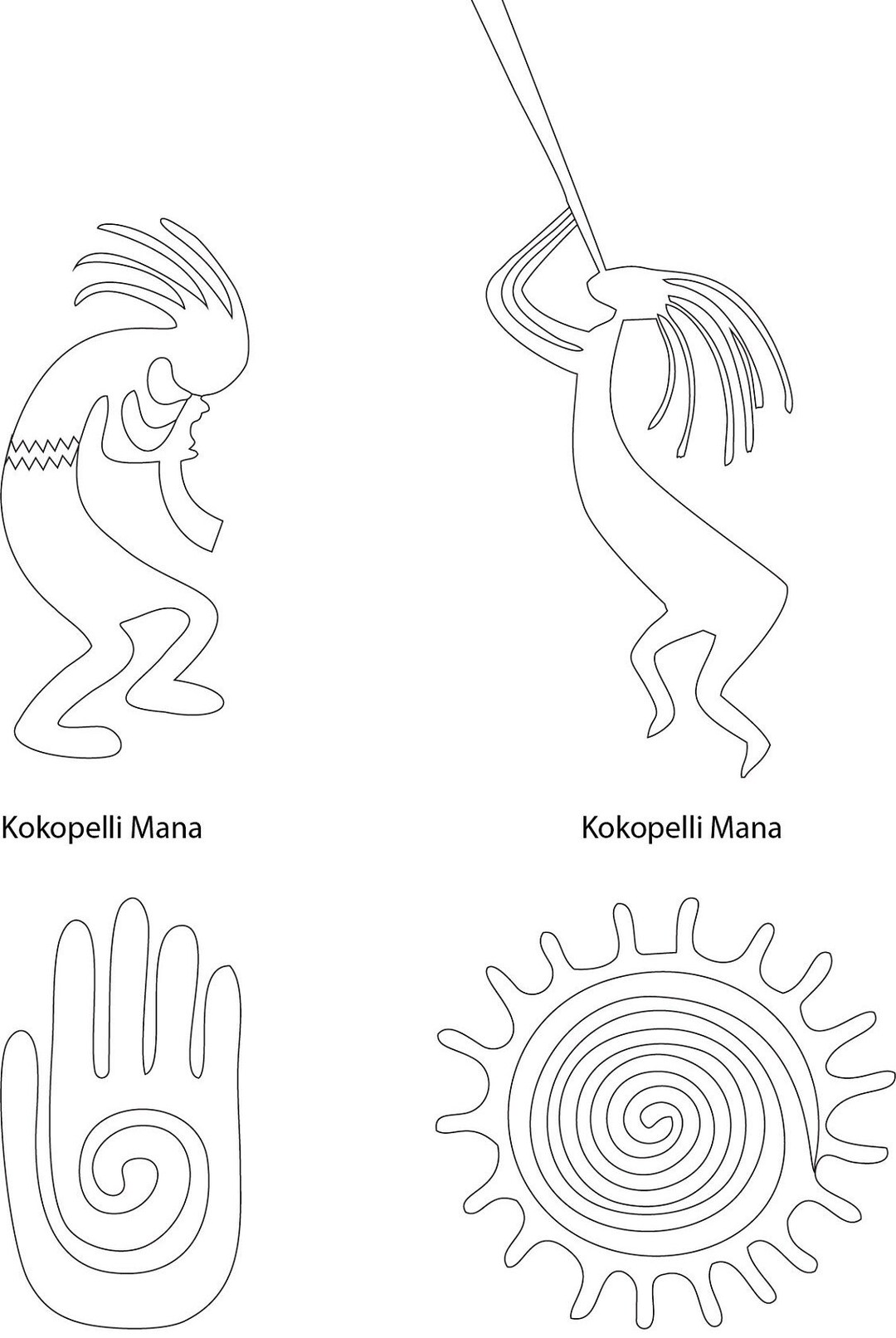 American Native Symbols - Digital Quilting Design / Pattern - Etsy