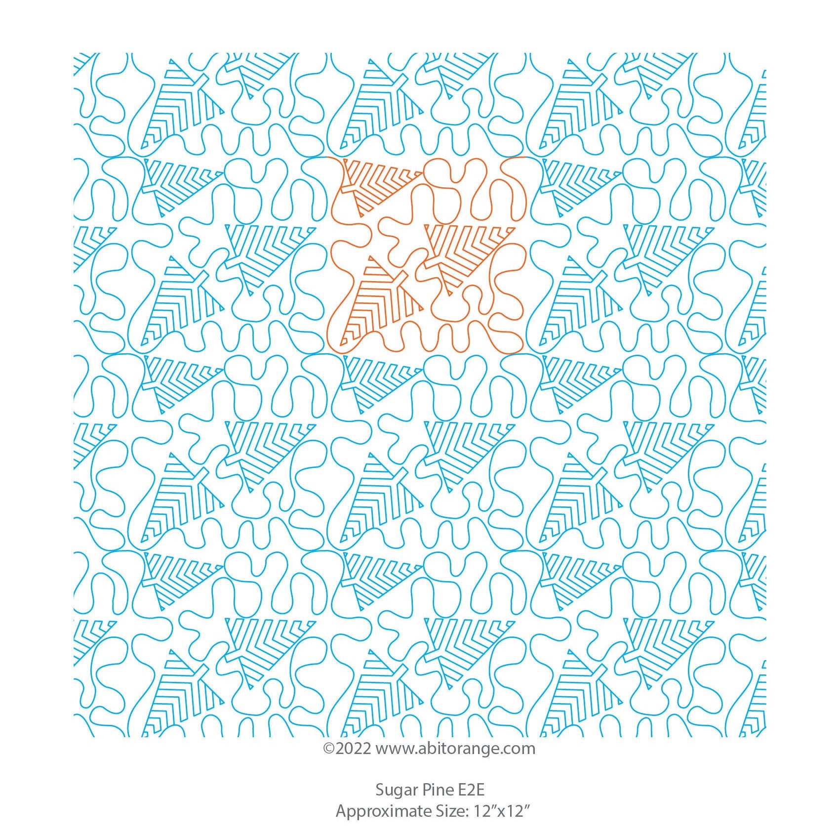 Sugar Pine E2E Digital Quilting Design / Pattern for Longarm - Etsy