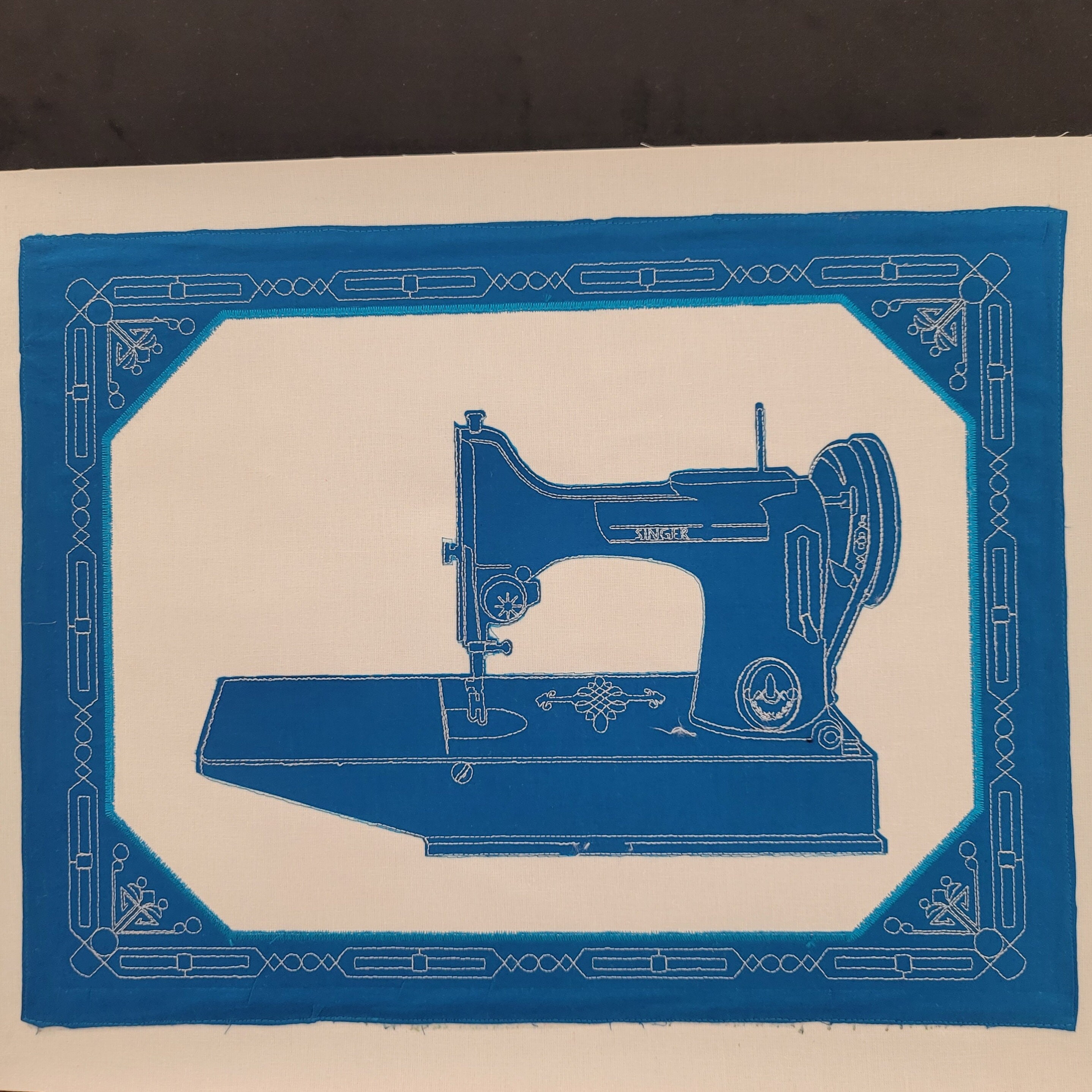 Jane Singer Featherweight - Vintage Sewing Machine Digitized Design for ...