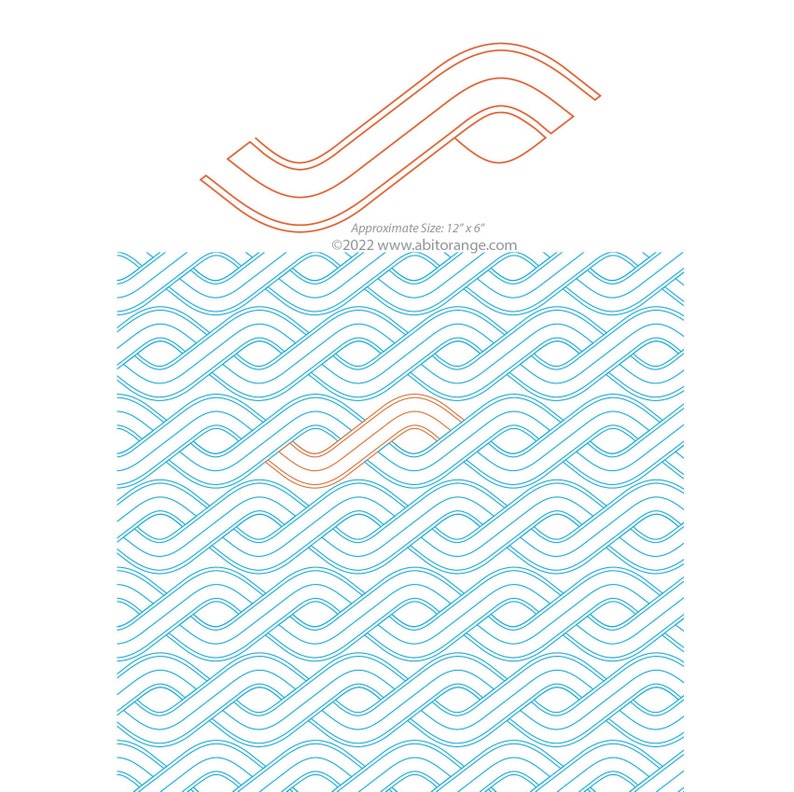 Double Knit Edge to Edge E2E Digital Quilting Design/pattern for ...