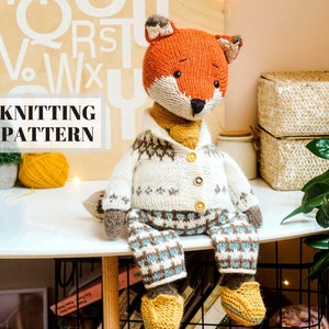 Fox Set "the Little Prince" Knitting Patterns / Toy Knitting Patterns ...