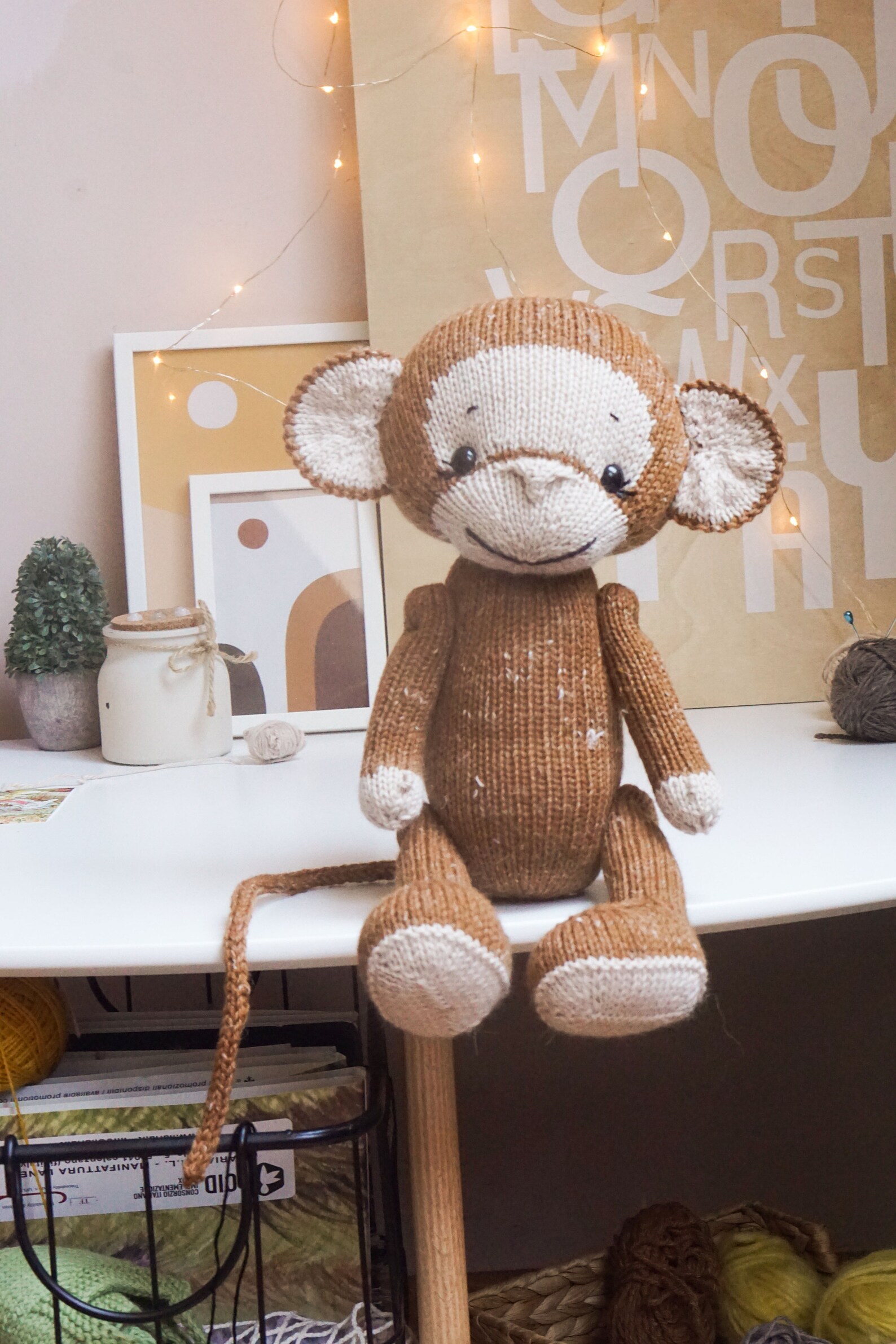 Monkey Knitting Pattern Toy Knitting Pattern - Etsy