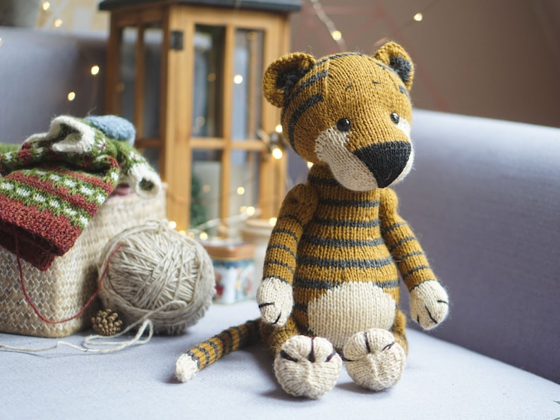 Tiger Knitting Pattern Toy Knitting Pattern / Polushkabunny - Etsy ...