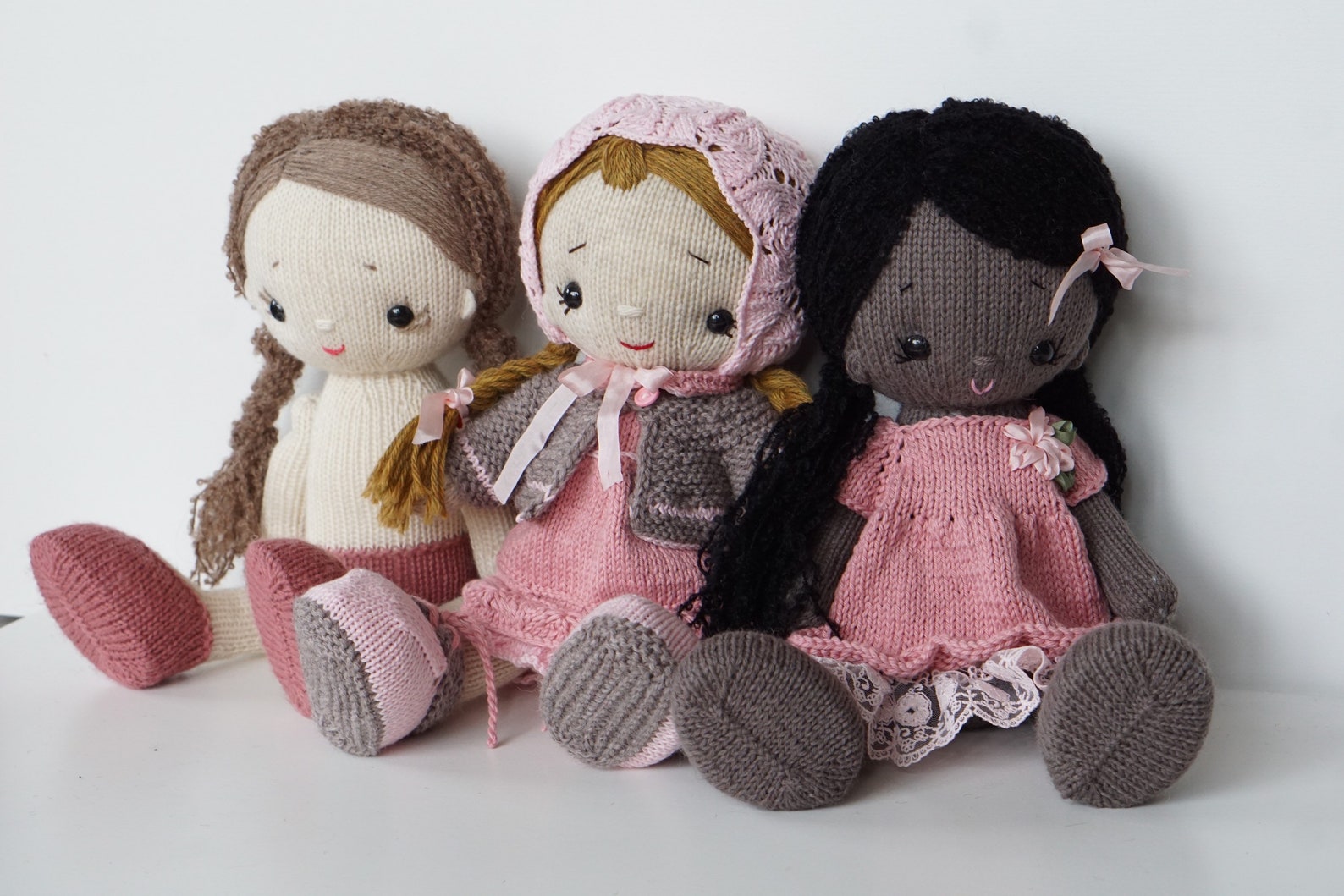 Doll Knitting Pattern/ 2 Options in One in the Round 2 - Etsy Australia