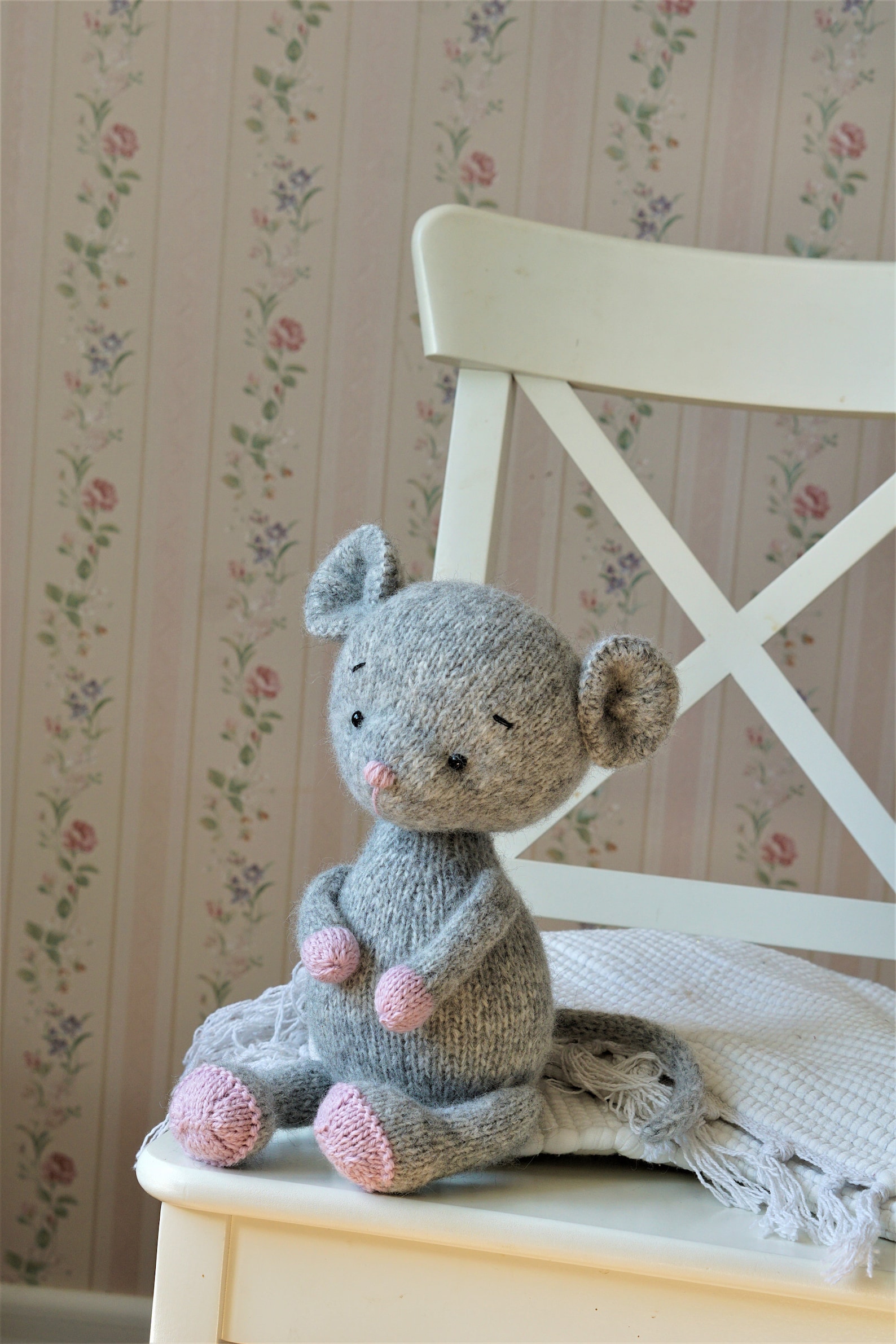 Mouse Knitting Pattern 13 Inches Tall Toy Knitting Pattern - Etsy