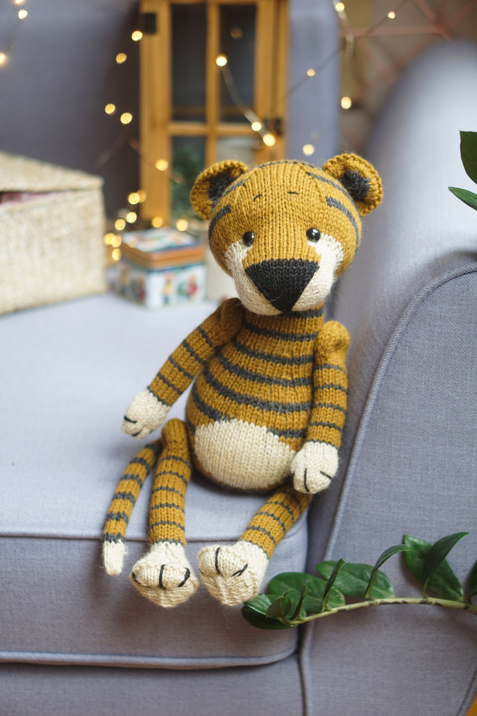 Tiger Knitting Pattern Toy Knitting Pattern / Polushkabunny - Etsy