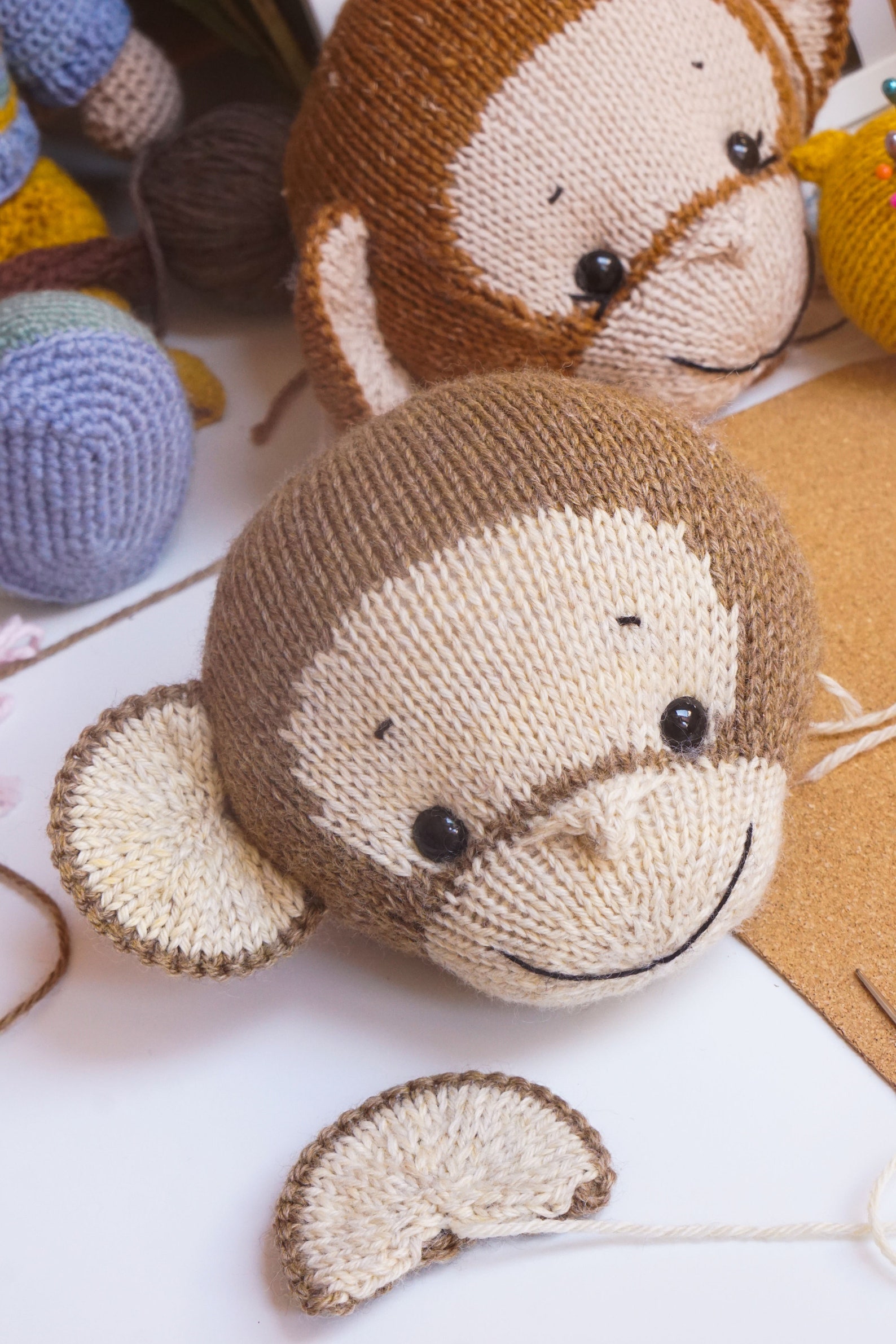 Knitting Monkey Pattern Set / Monkey and Clothes / Knitting - Etsy