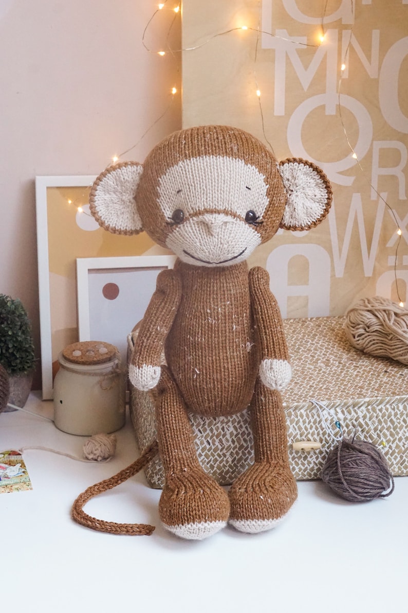 Monkey Knitting Pattern Toy Knitting Pattern - Etsy
