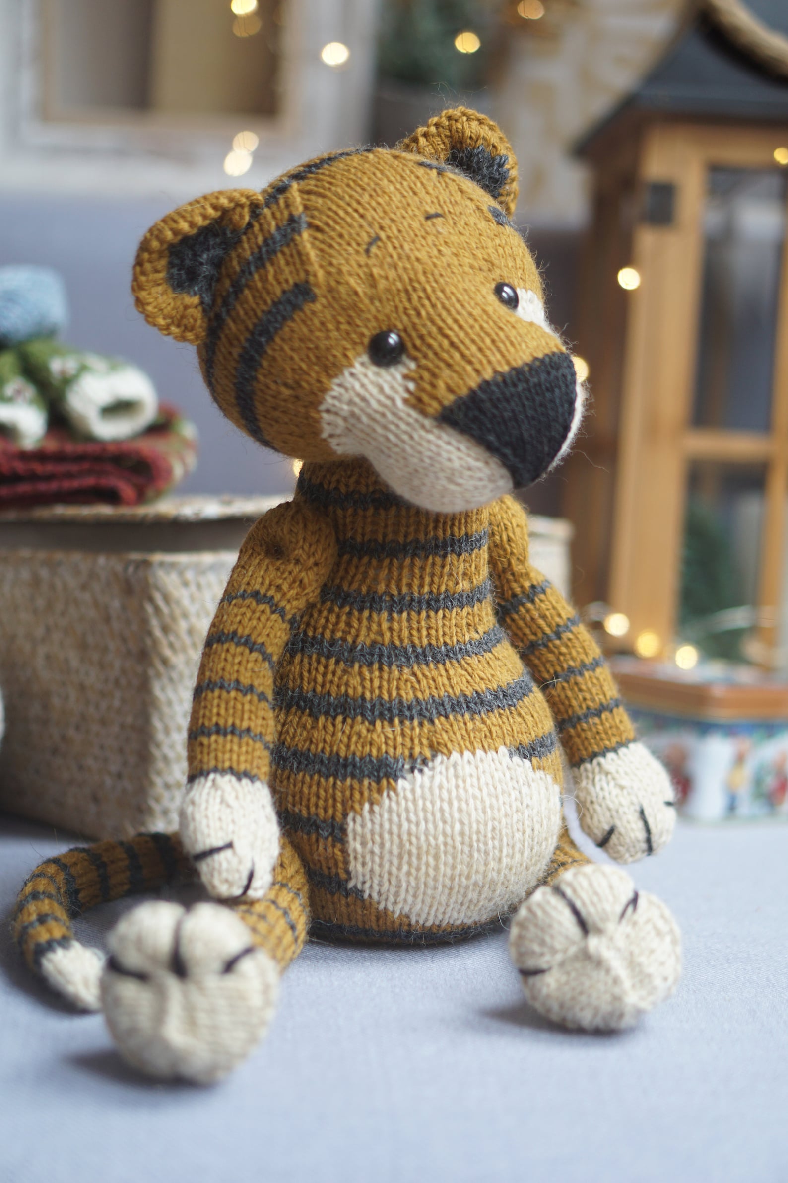 SET Knitting Patterns / Tiger Family / Animal Knitting - Etsy