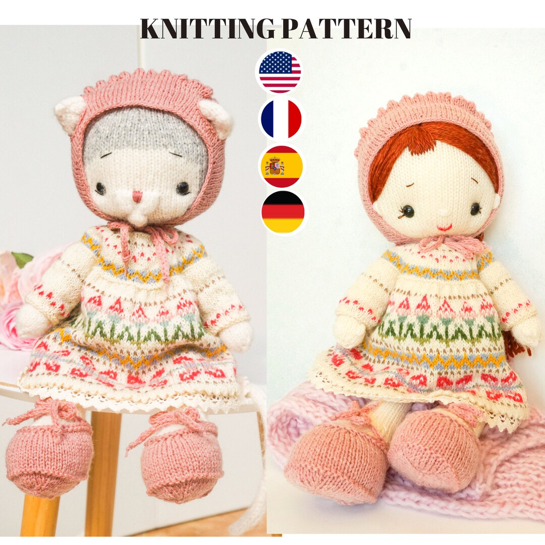 Knitting Pattern for Doll Clothes / Knitting Patterns PDF - Outfit ...