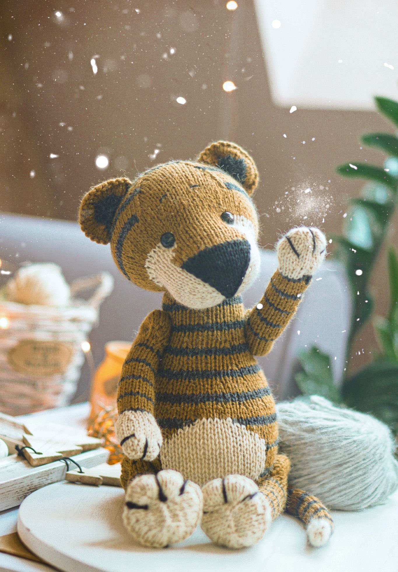 Tiger Knitting Pattern Toy Knitting Pattern / Polushkabunny - Etsy
