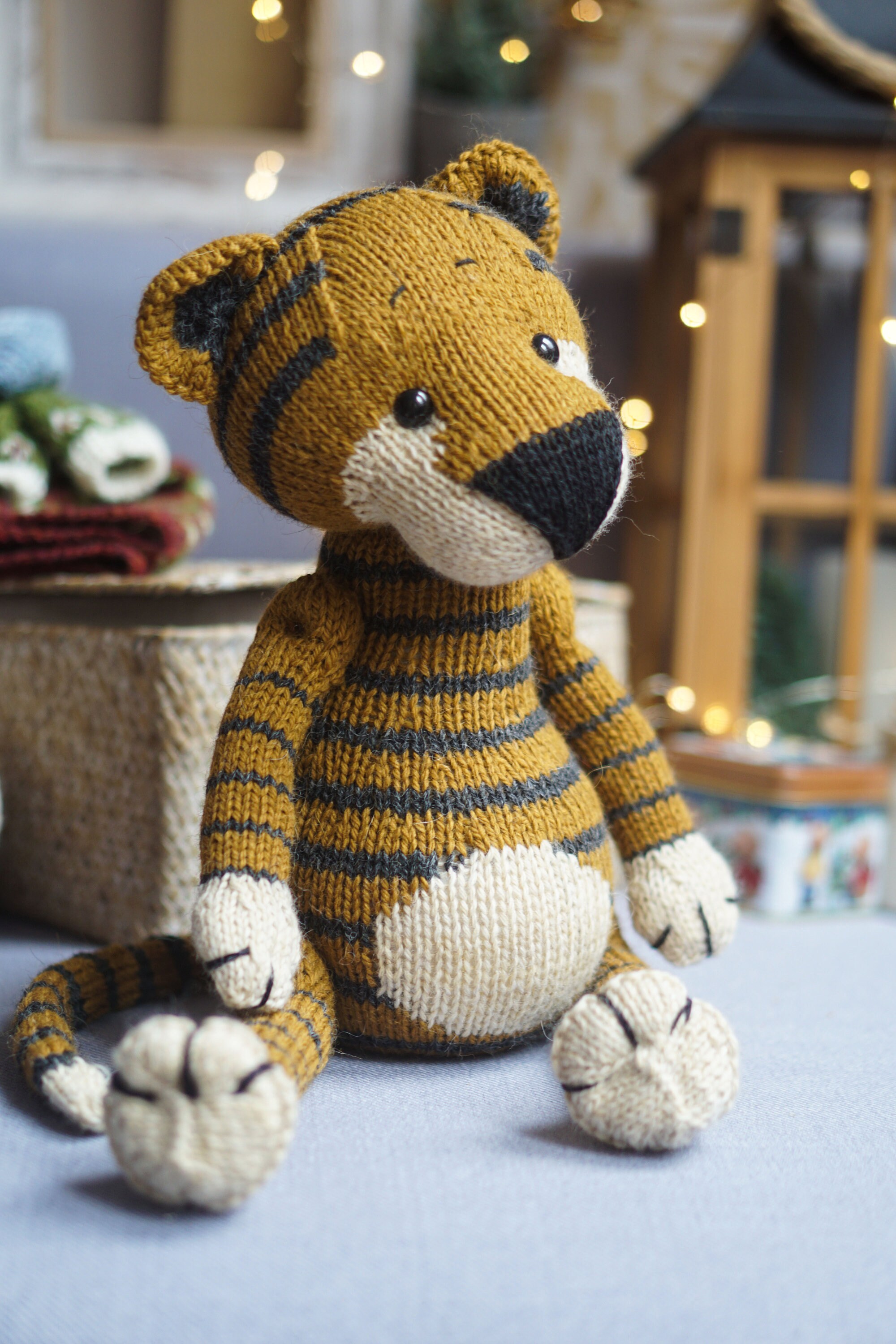 Tiger Knitting Pattern Toy Knitting Pattern / Polushkabunny - Etsy