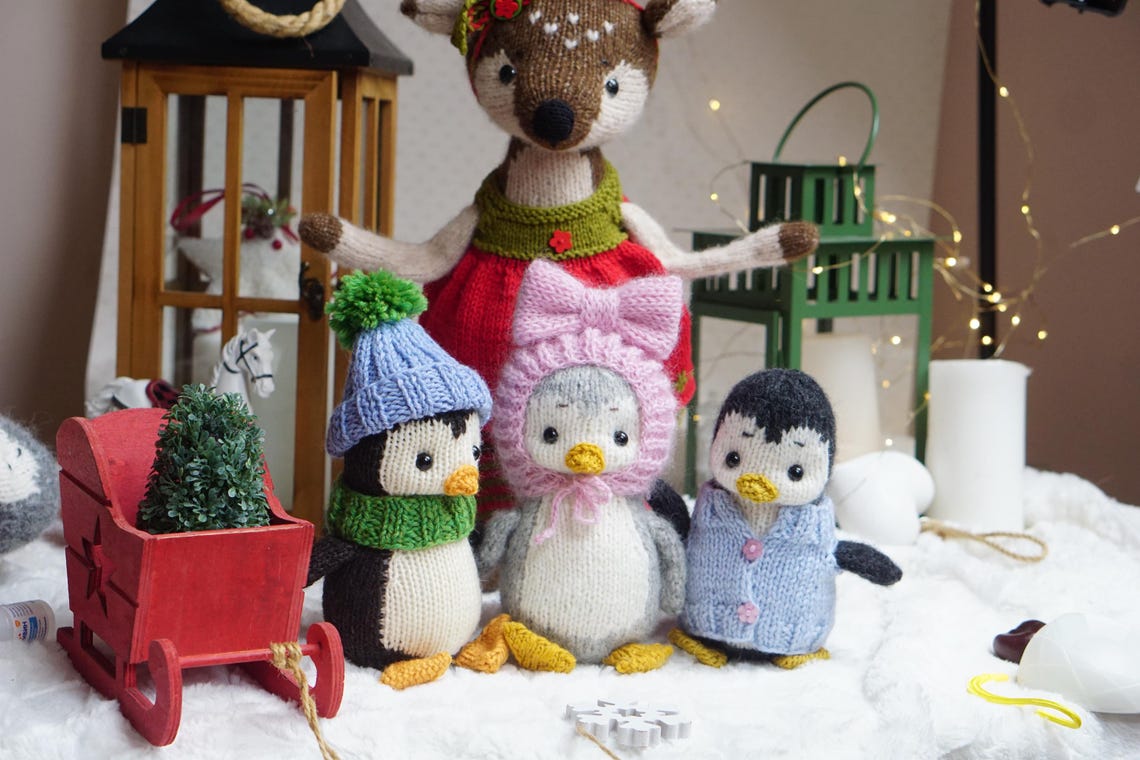 Baby Penguin Knitting Toy Pattern - Toy Knitting Patterns ...