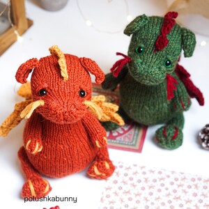 Knitted DRAGON Pattern - Etsy