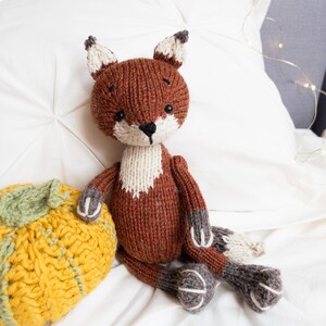 Little Baby FOX Knitting Pattern (10 Inches Tall) - Toy Knitting ...
