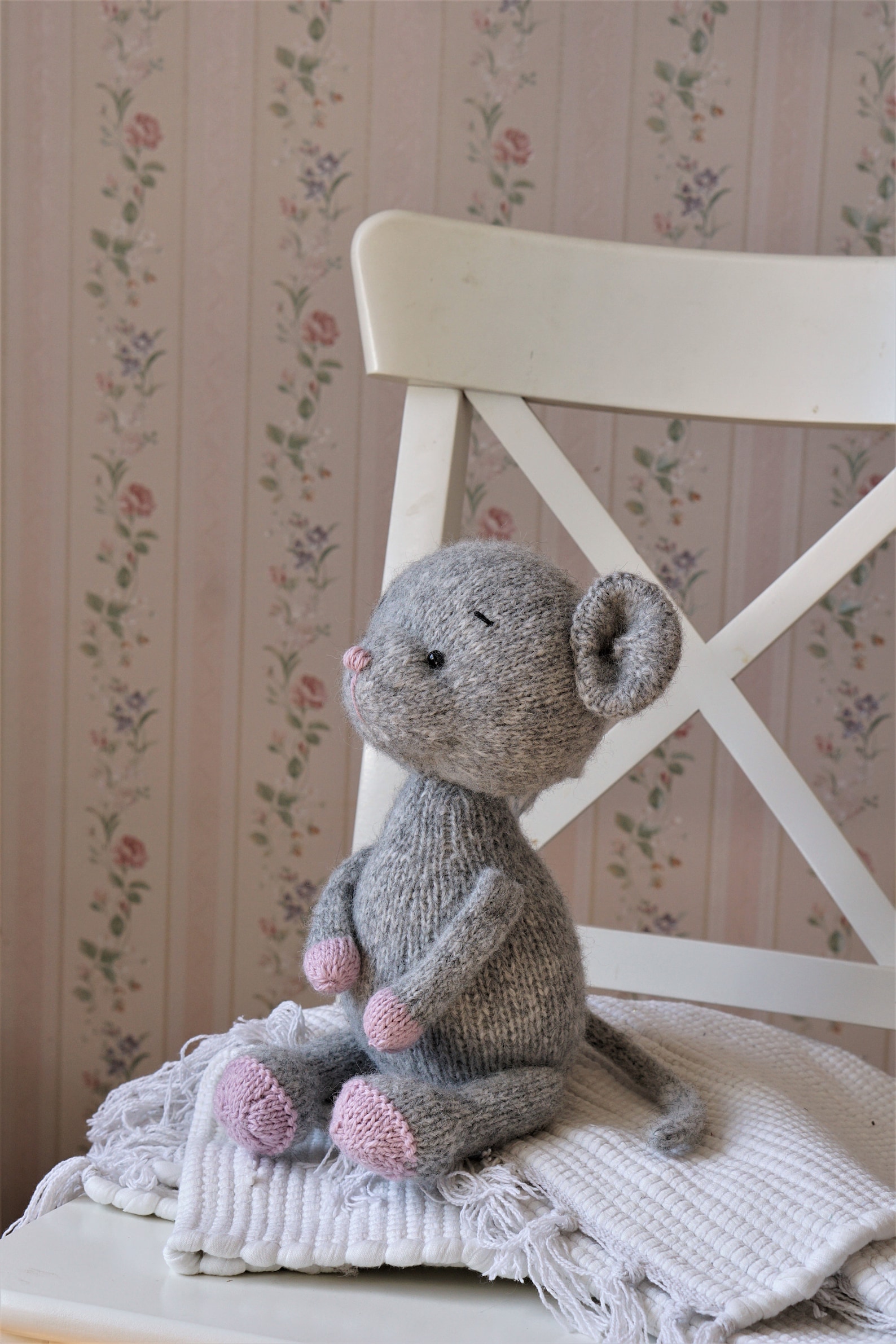 Mouse Knitting Pattern 13 Inches Tall Toy Knitting Pattern - Etsy