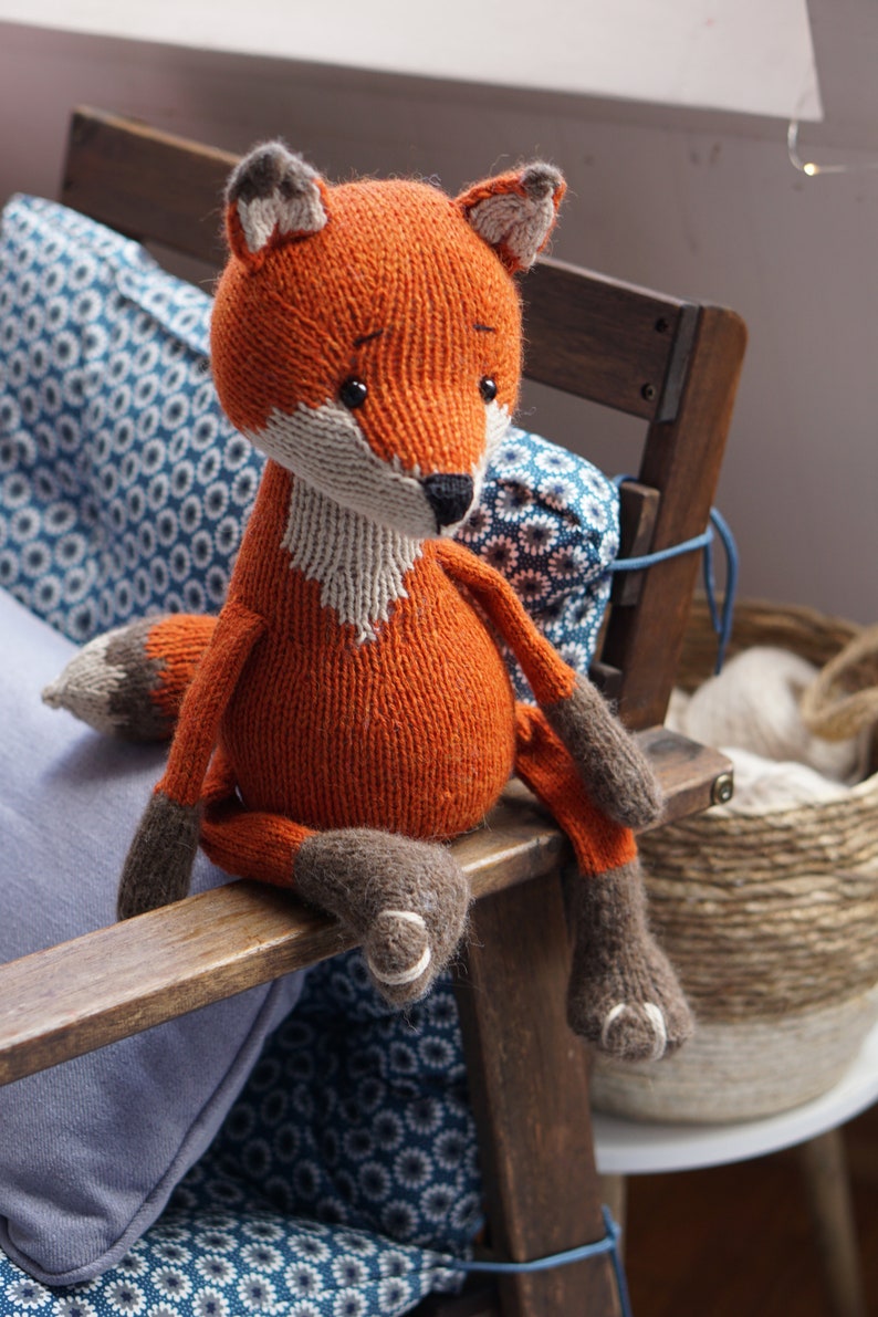 Fox and Wolf Knitting Pattern Toy Knitting Pattern / - Etsy