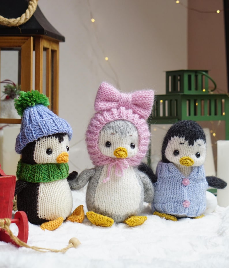 Baby Penguin Knitting Toy Pattern - Toy Knitting Patterns ...