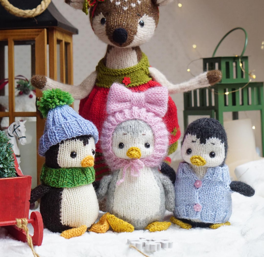 Baby Penguin Knitting Toy Pattern - Toy Knitting Patterns ...