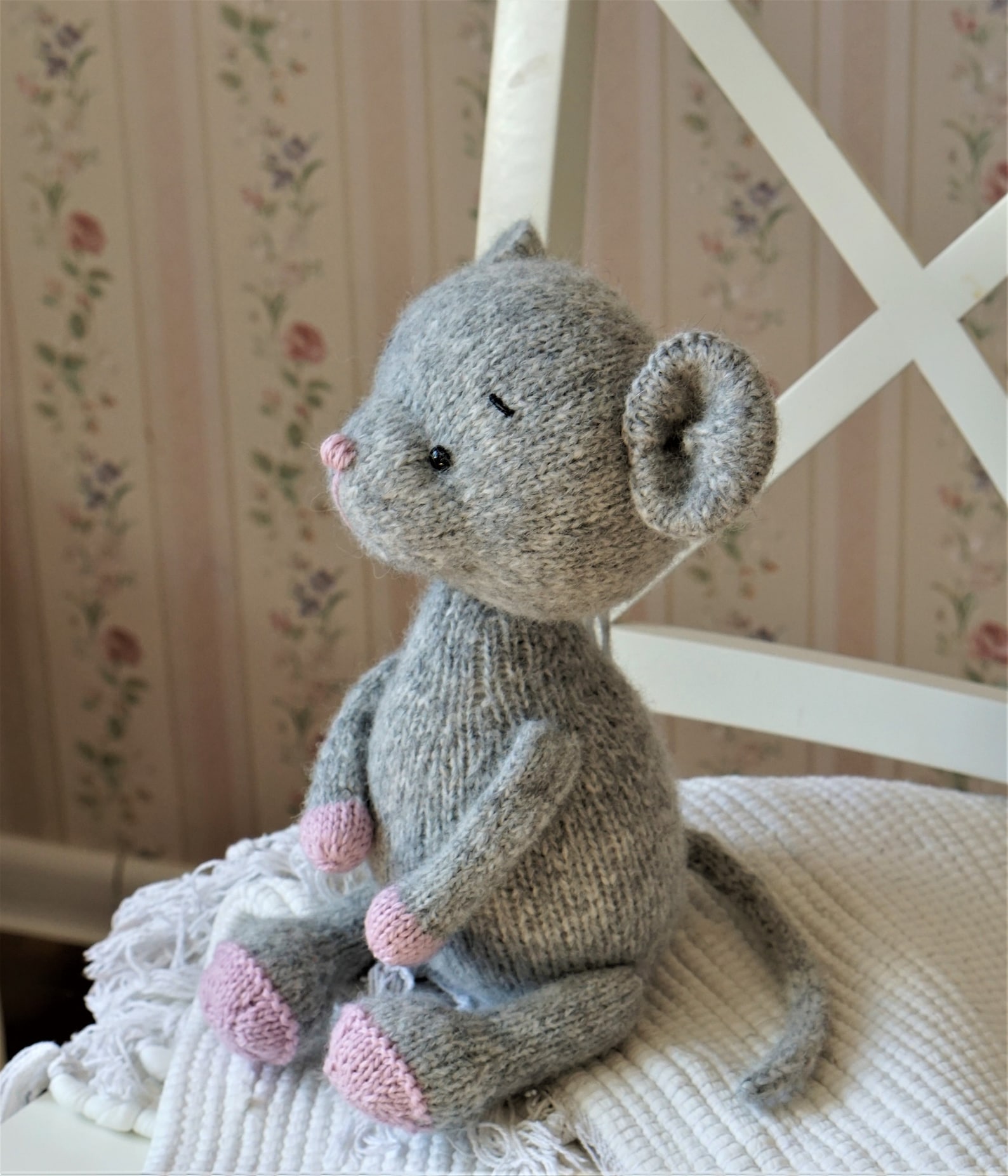 Mouse Knitting Pattern 13 Inches Tall Toy Knitting Pattern - Etsy