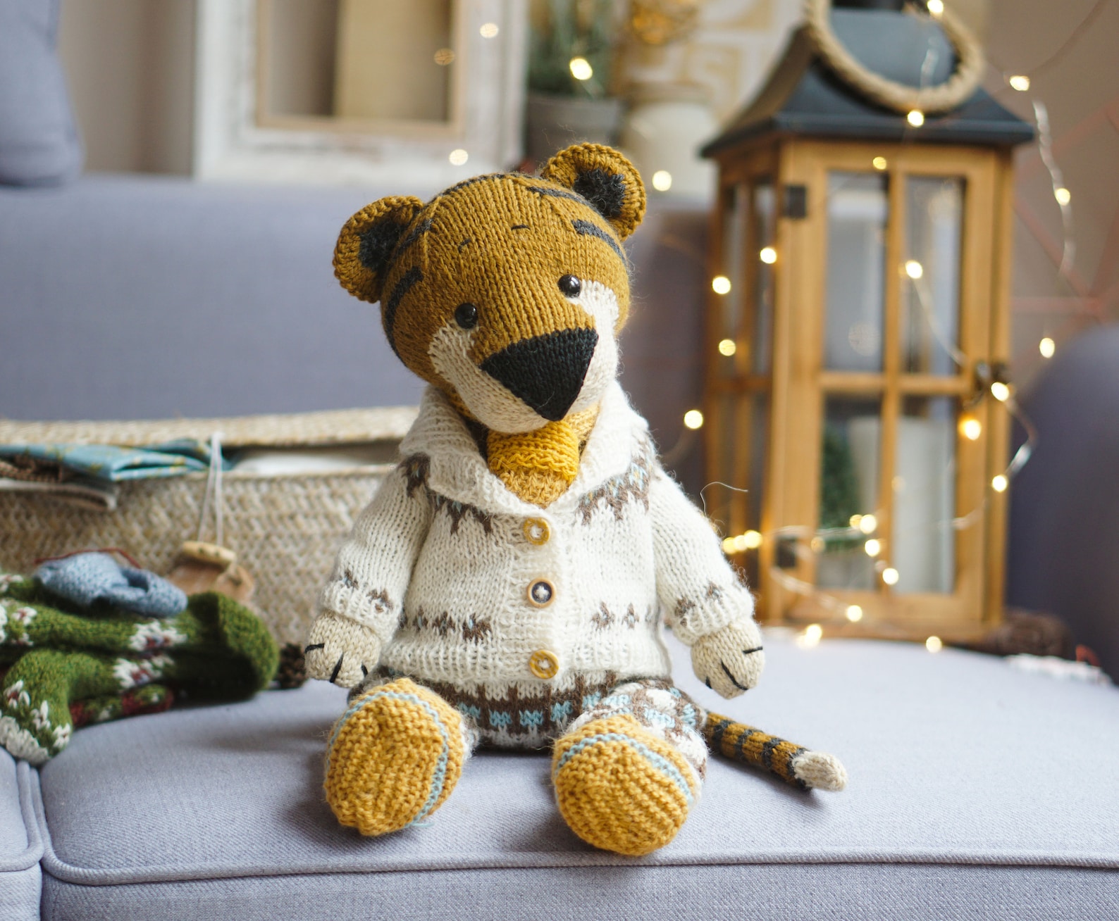 SET Knitting Patterns / Tiger Family / Animal Knitting - Etsy