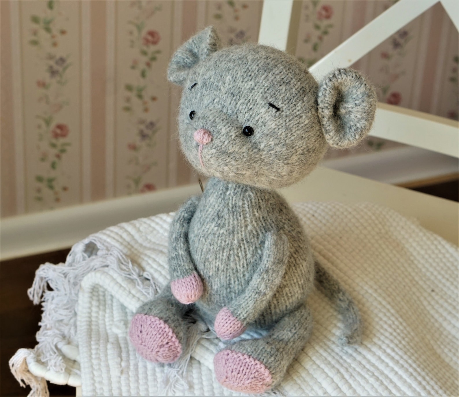 Mouse Knitting Pattern 13 Inches Tall Toy Knitting Pattern - Etsy