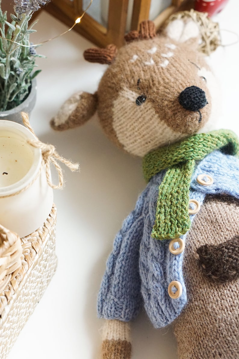 Knitting Deer Pattern Set / Reindeer and Clothes / Knitting - Etsy