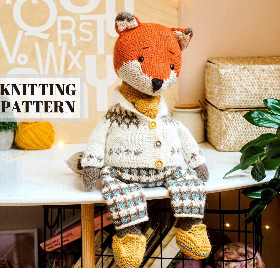 Fox Set "the Little Prince" Knitting Patterns / Toy Knitting Patterns ...