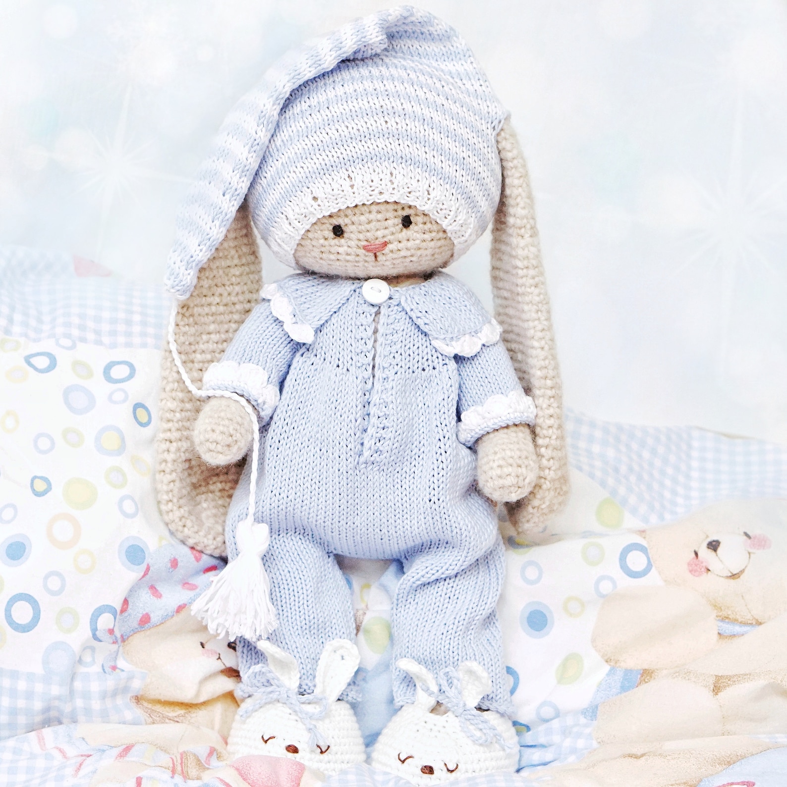 Knitting Pattern Doll Bedtime Clothes Knitting Pattern PDF - Etsy