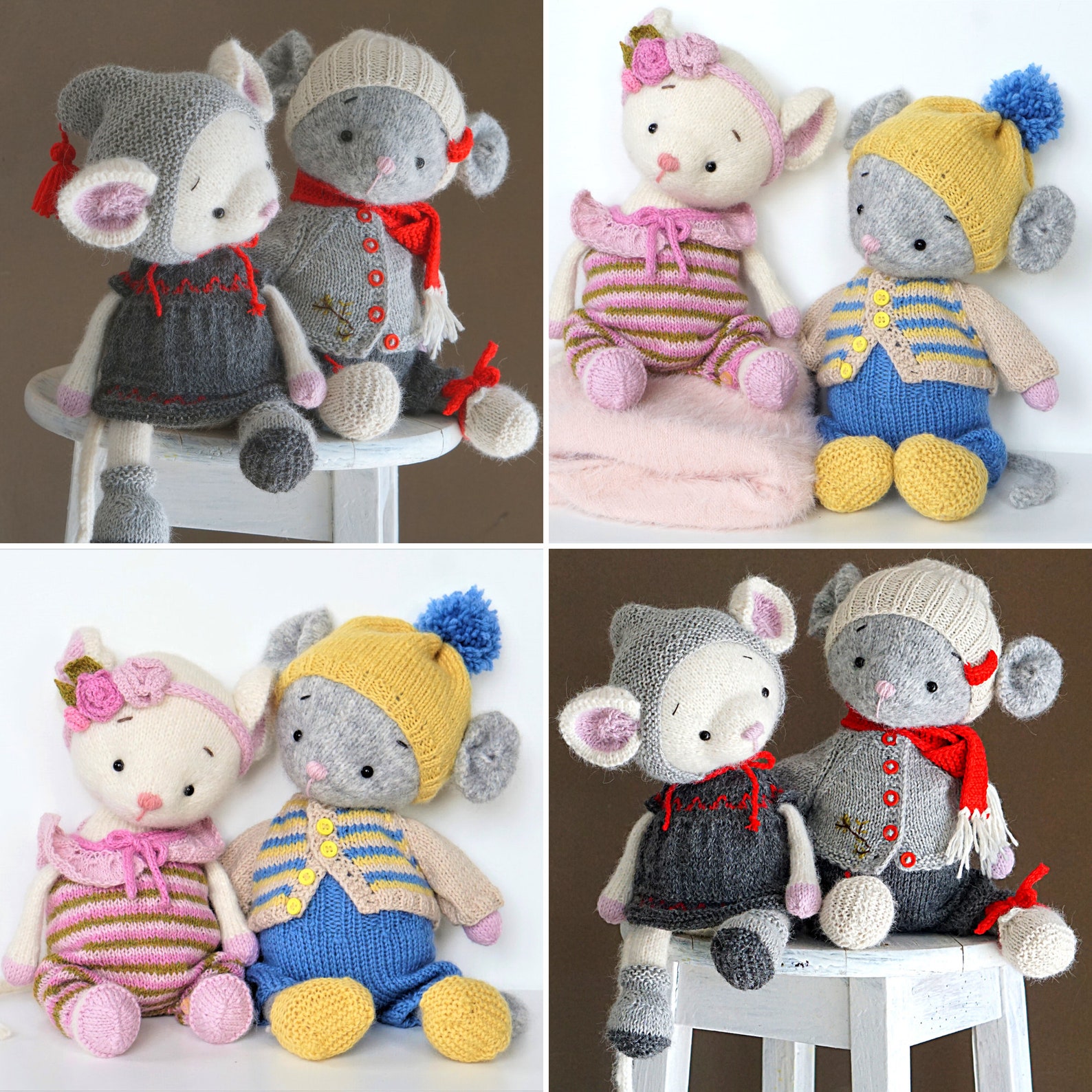 Mouse Knitting Pattern 13 Inches Tall Toy Knitting Pattern - Etsy UK