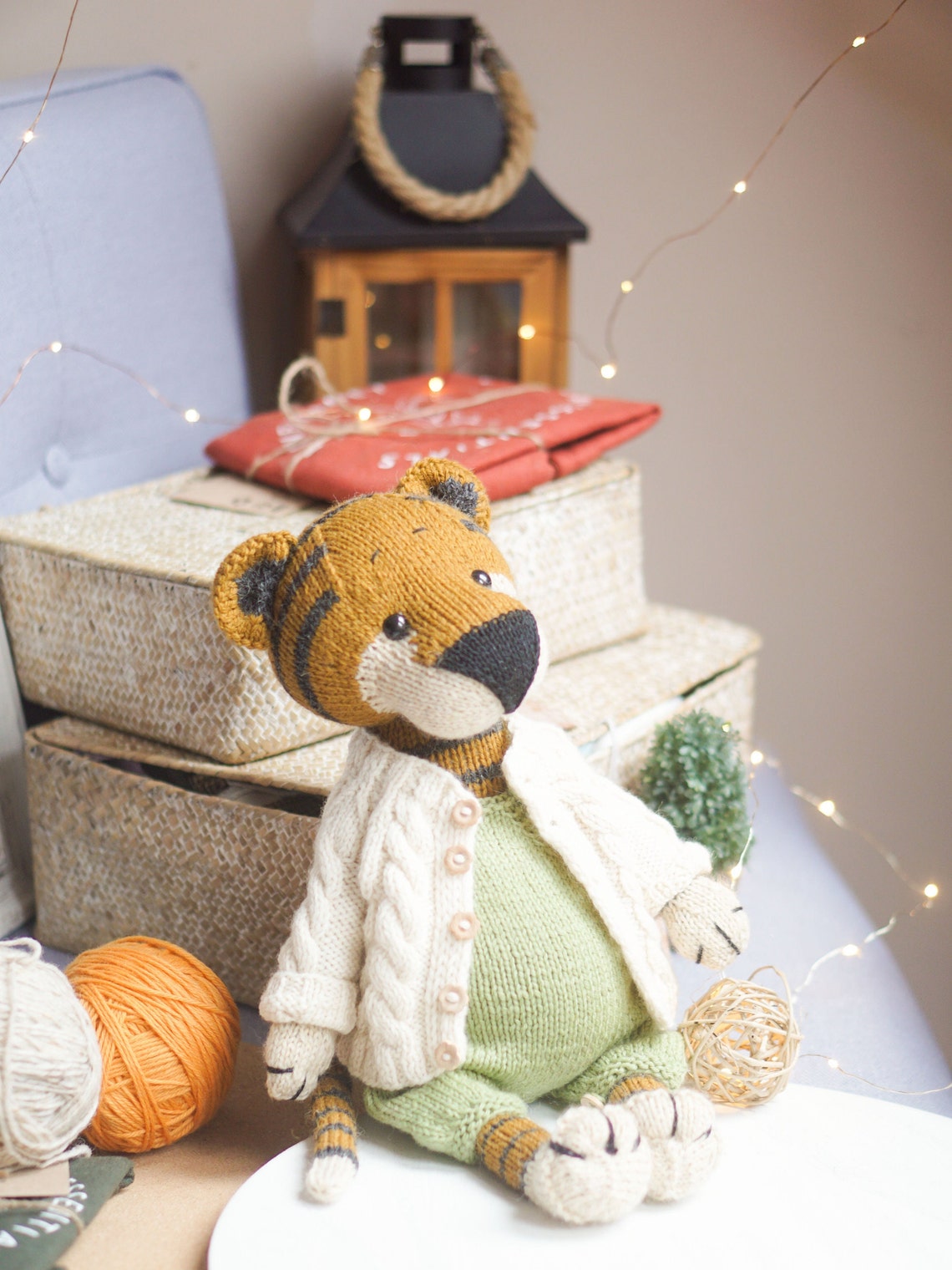 Tiger Set english Gentleman Knitting Patterns / - Etsy