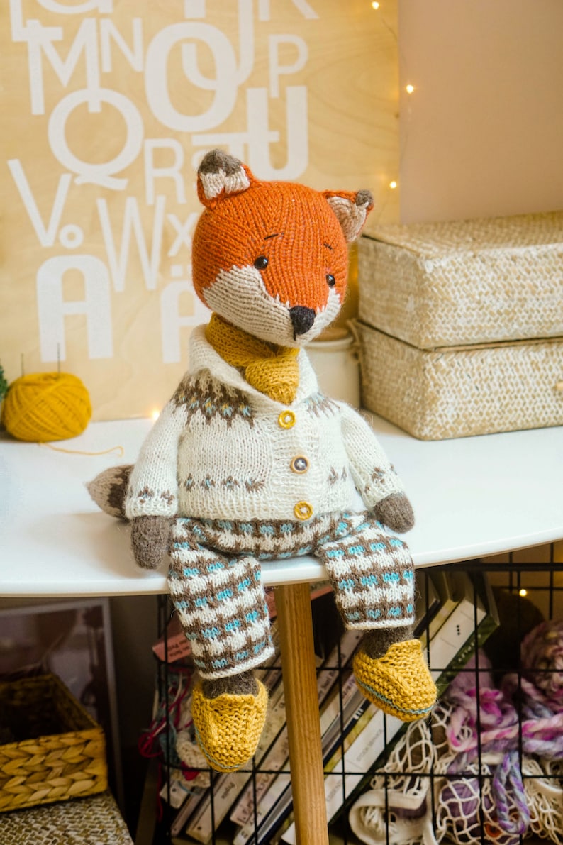 Fox Set "the Little Prince" Knitting Patterns / Toy Knitting Patterns ...