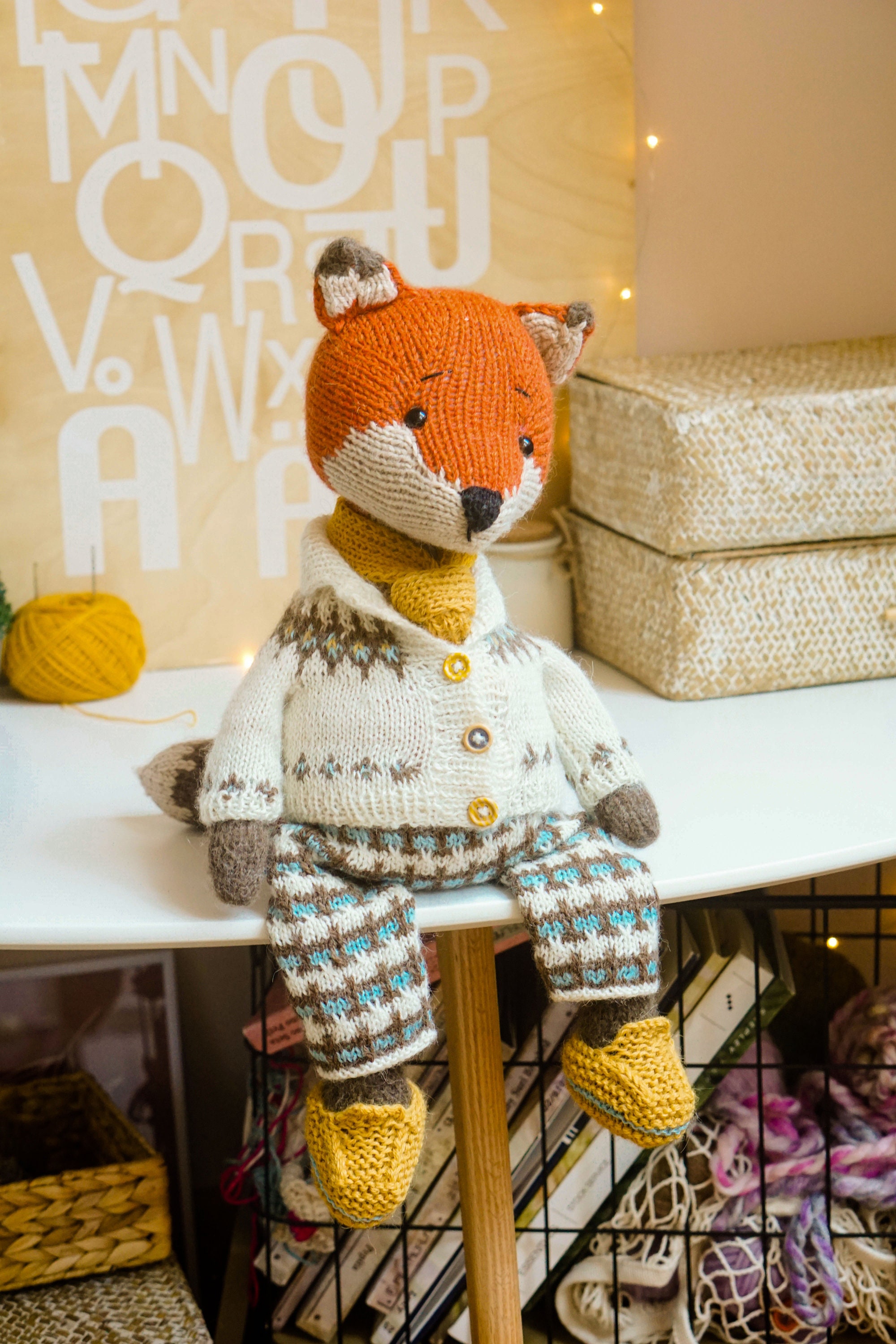 Fox Set "the Little Prince" Knitting Patterns / Toy Knitting Patterns ...