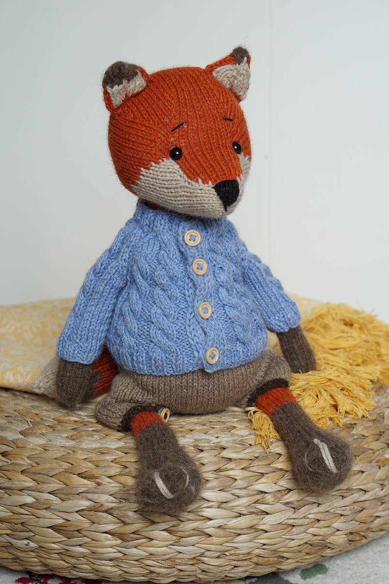 Fox and Wolf Knitting Pattern Toy Knitting Pattern / - Etsy