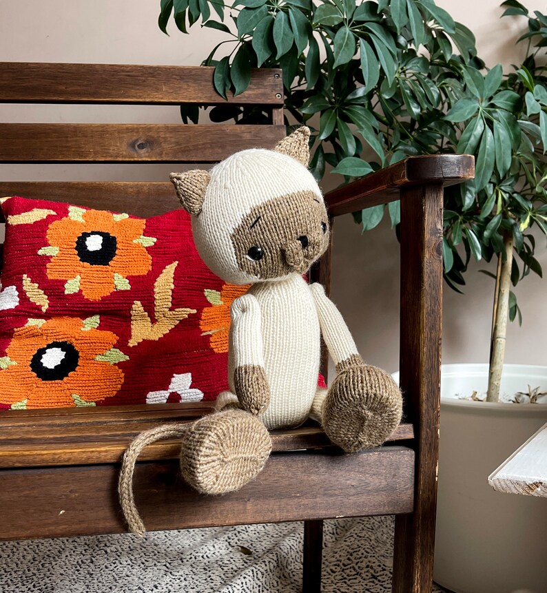 Cat Knitting Pattern Toy Knitting Pattern | Etsy