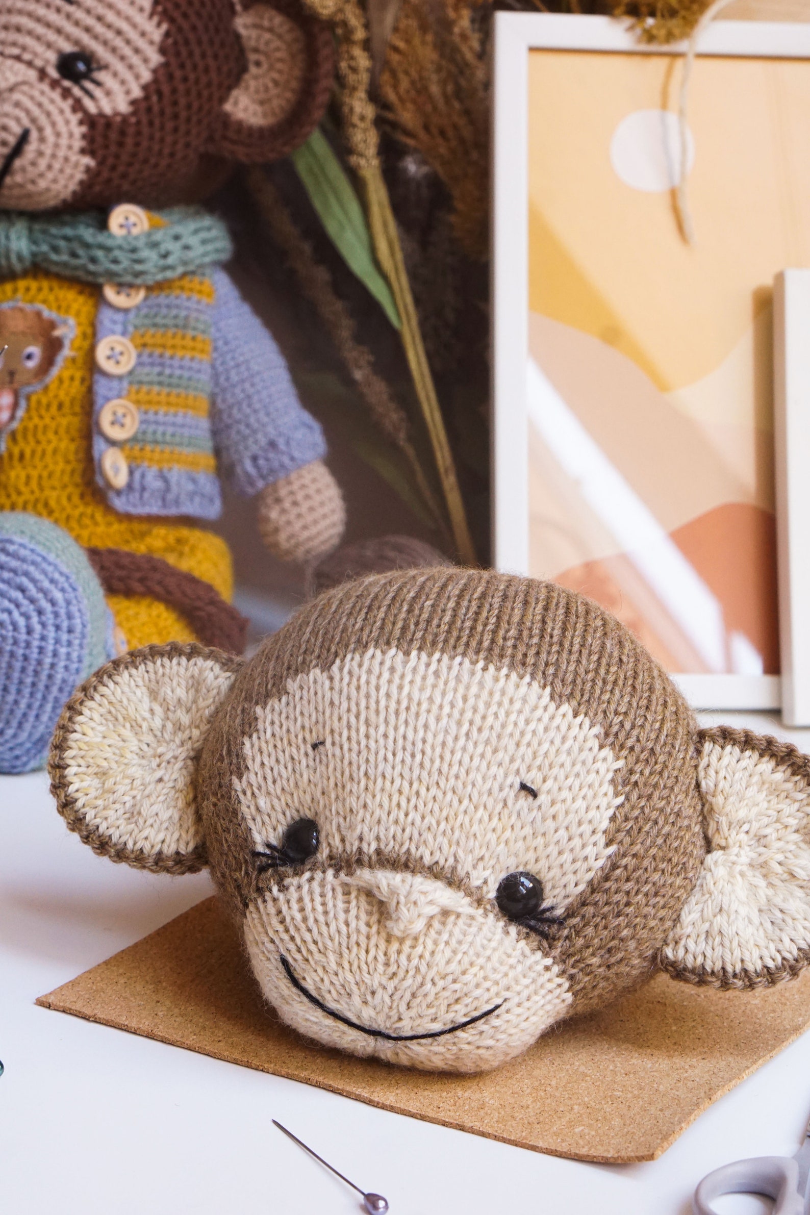 Monkey Knitting Pattern Toy Knitting Pattern - Etsy