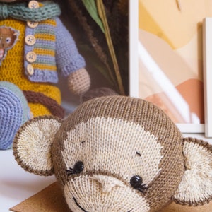 Monkey Knitting Pattern - Toy Knitting Pattern - Etsy