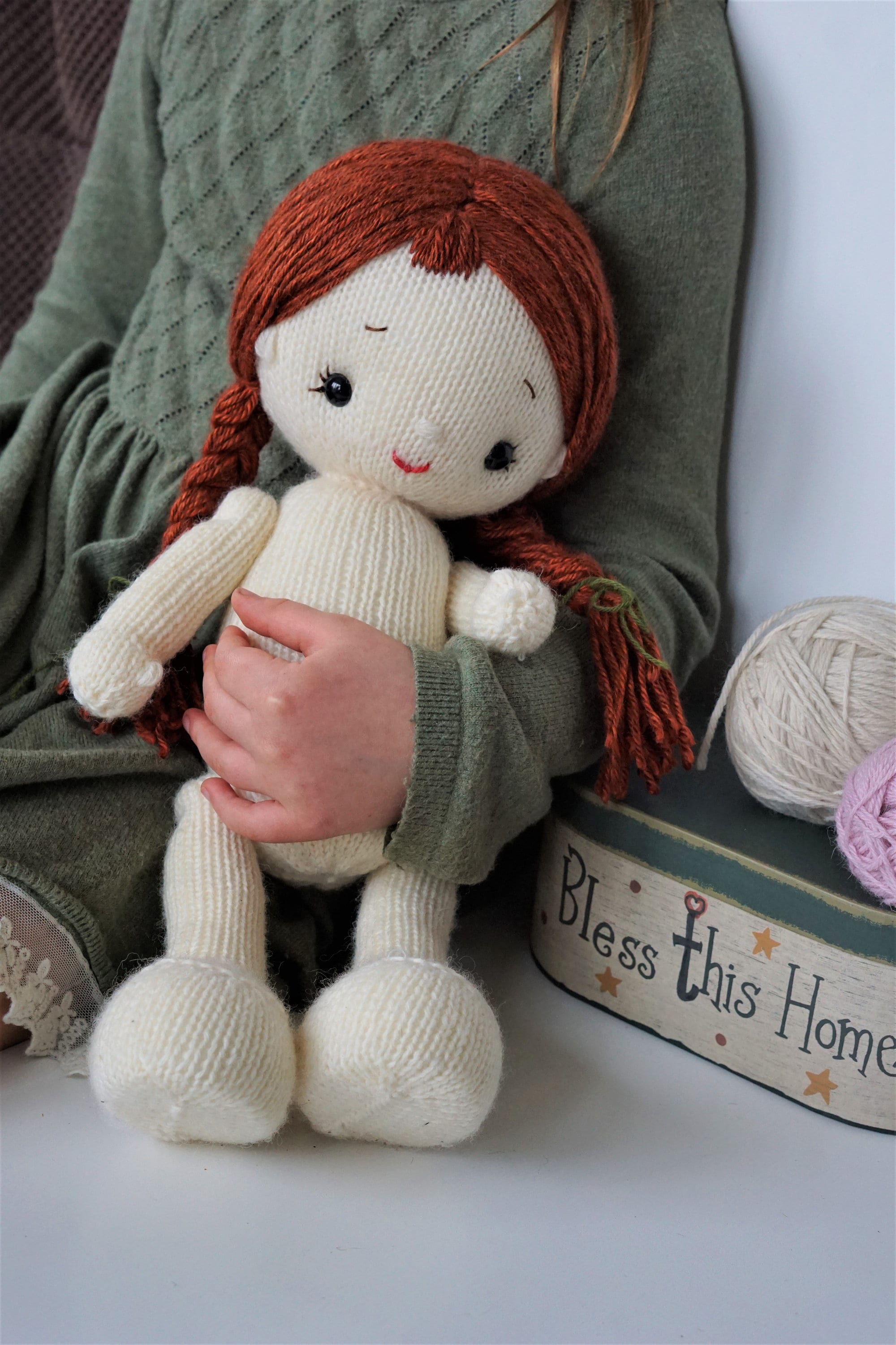Doll Knitting Pattern/ SET / Knitted Dolls - Toy Knitting Pattern ...
