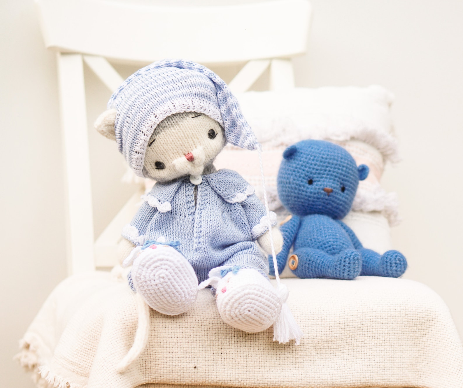 Knitting Pattern Doll Bedtime Clothes Knitting Pattern PDF - Etsy