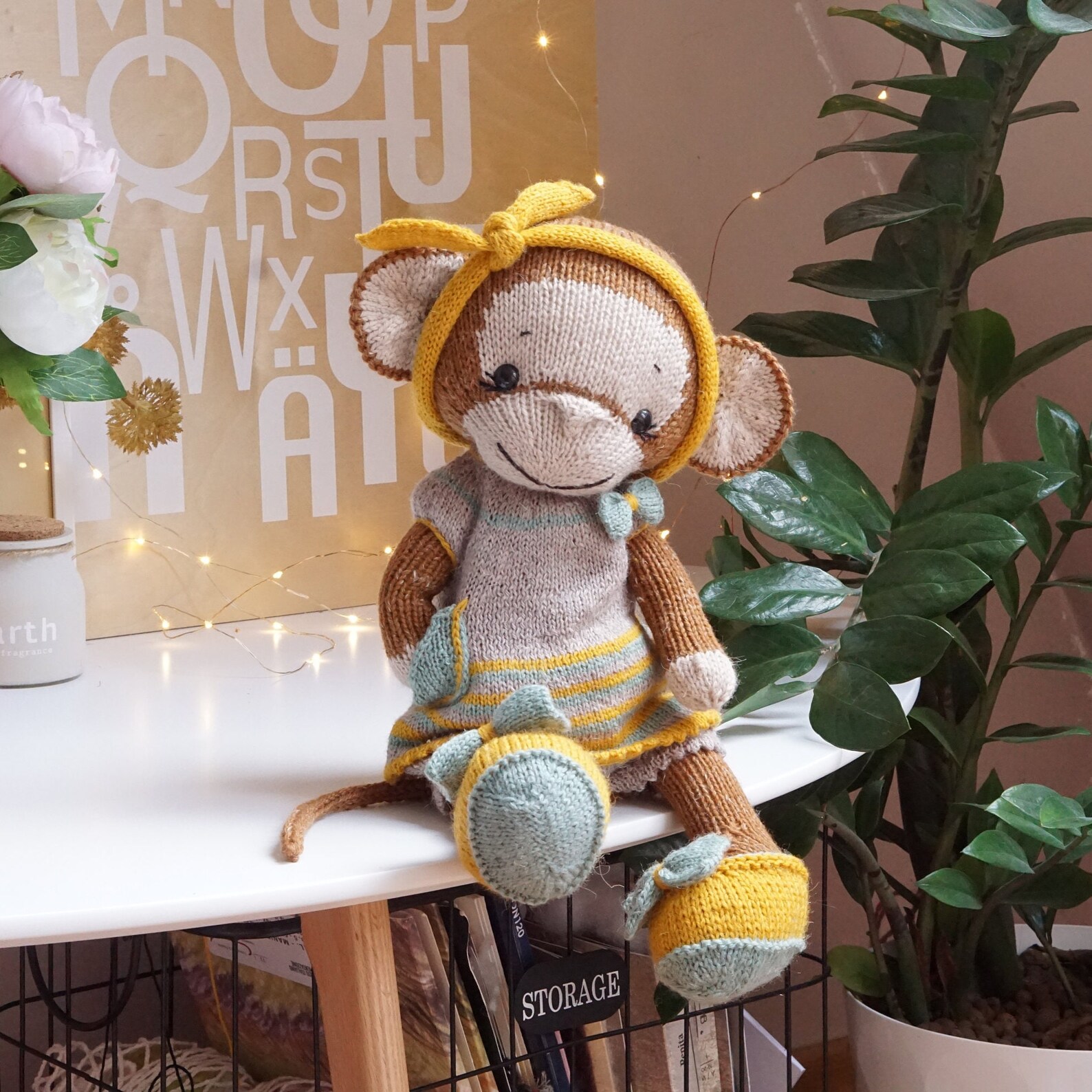 Monkey Knitting Pattern Toy Knitting Pattern - Etsy