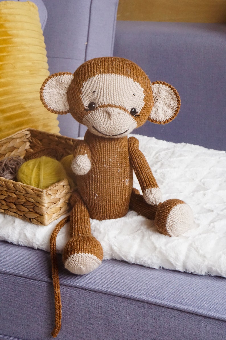 Knitting Monkey Pattern Set / Monkey and Clothes / Knitting - Etsy